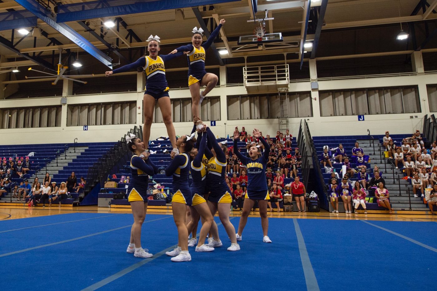 Varsity Cheerleaders Advance to States - Punahou School