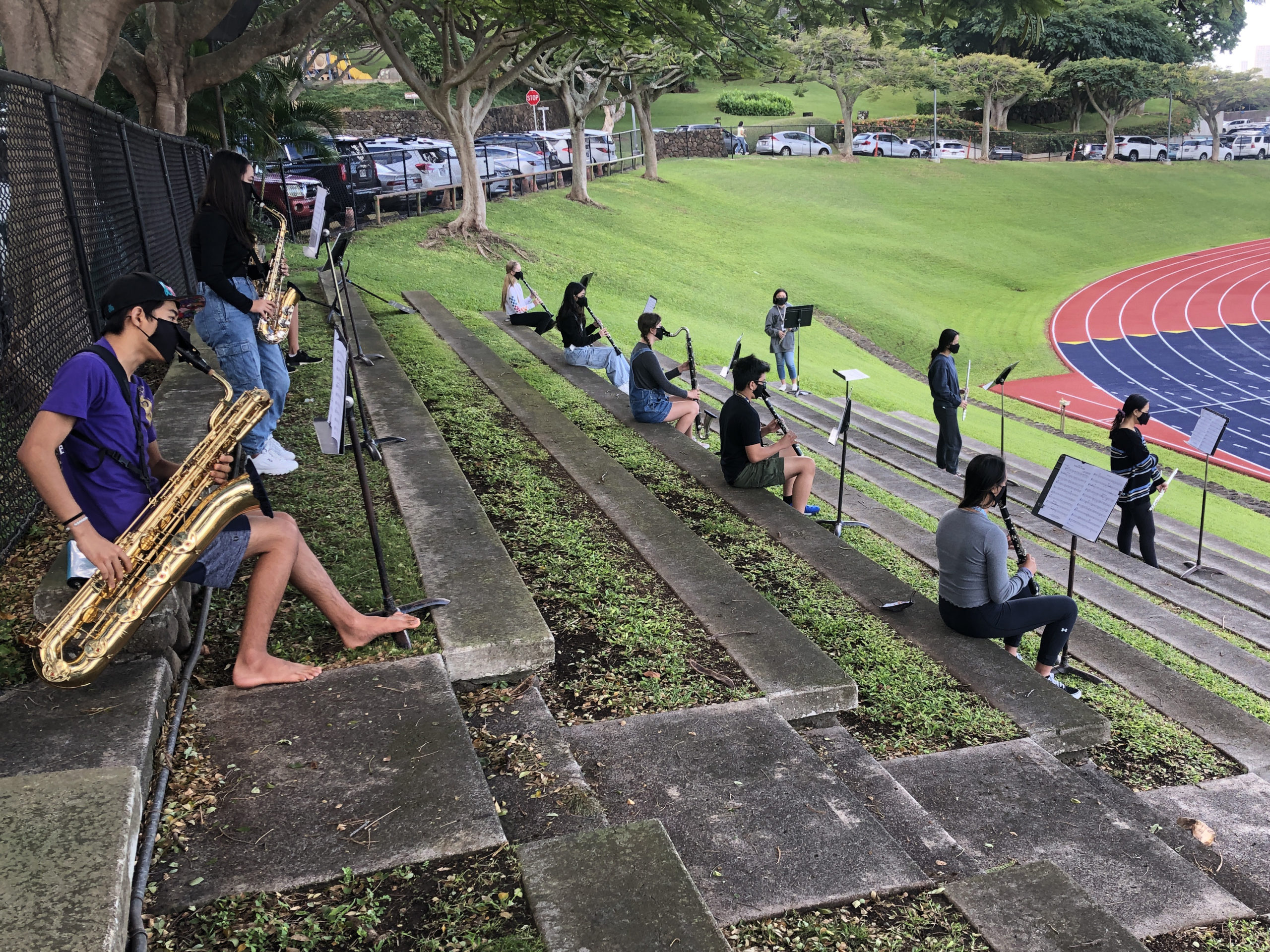 The Band Plays On - Punahou School