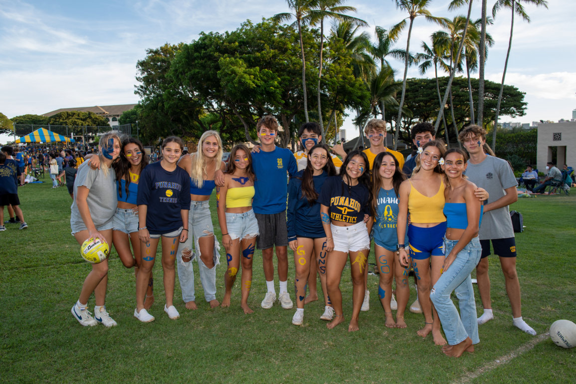 Flaming ‘P’ Welcomes Families Back - Punahou School