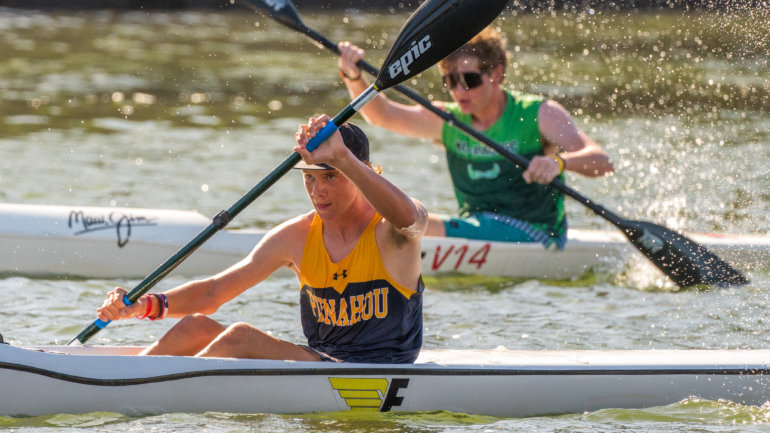 JV Kayaking Teams Take Home ILH Championships - Punahou School