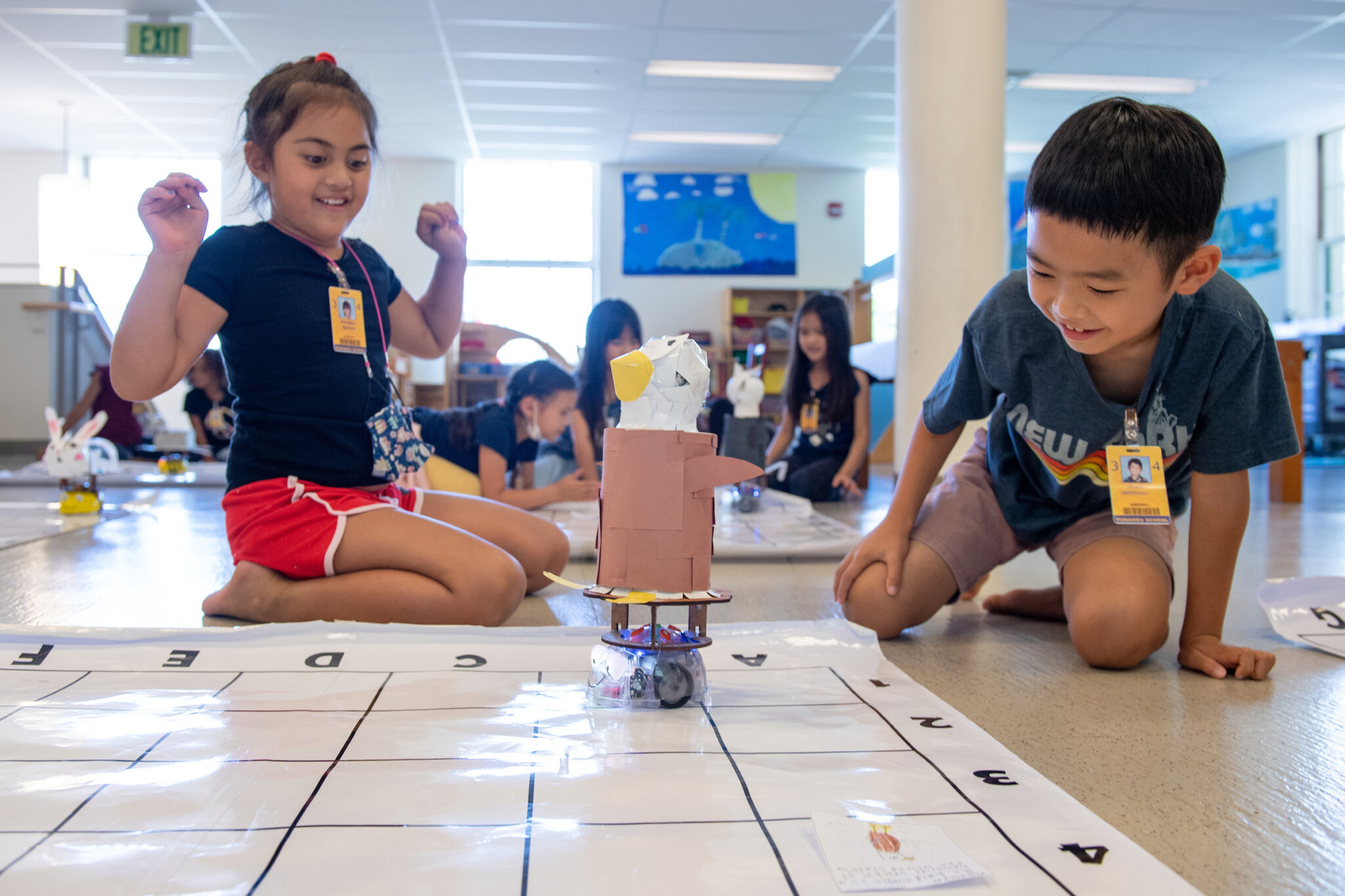 Coding Bee-Bot Critters in First Grade - Punahou School