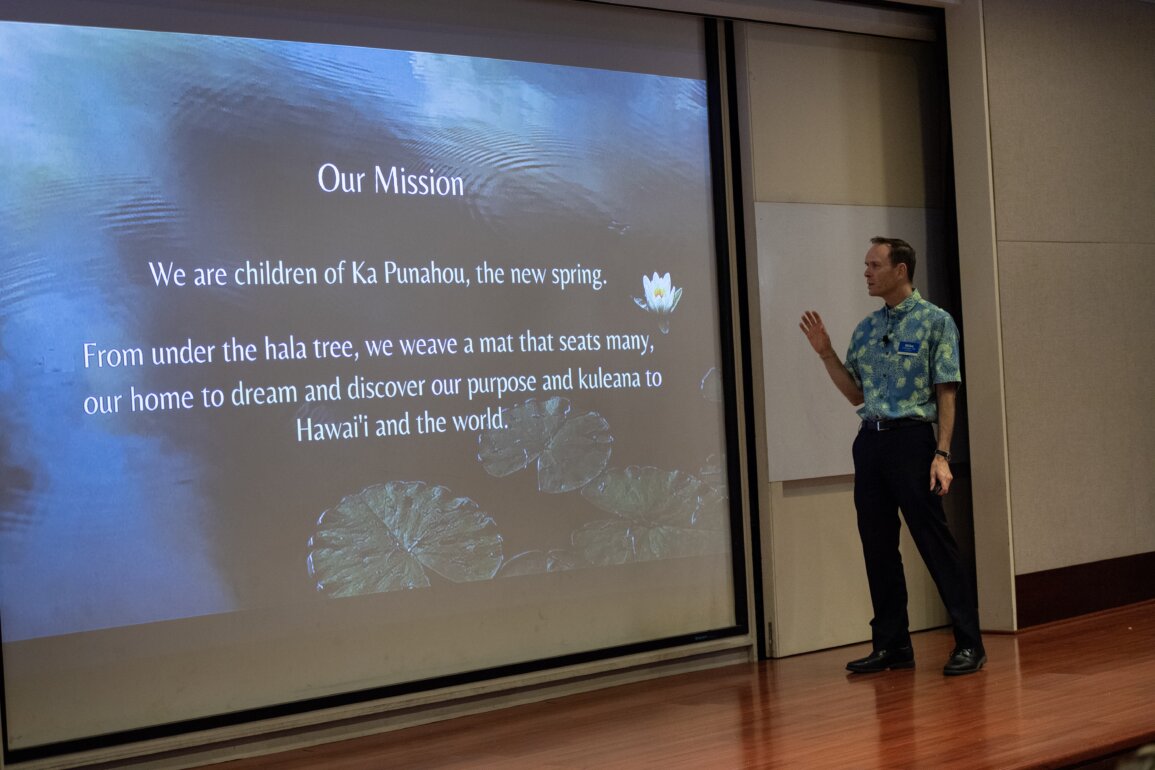 President Latham Shares New Mission Statement with Alumni - Punahou School