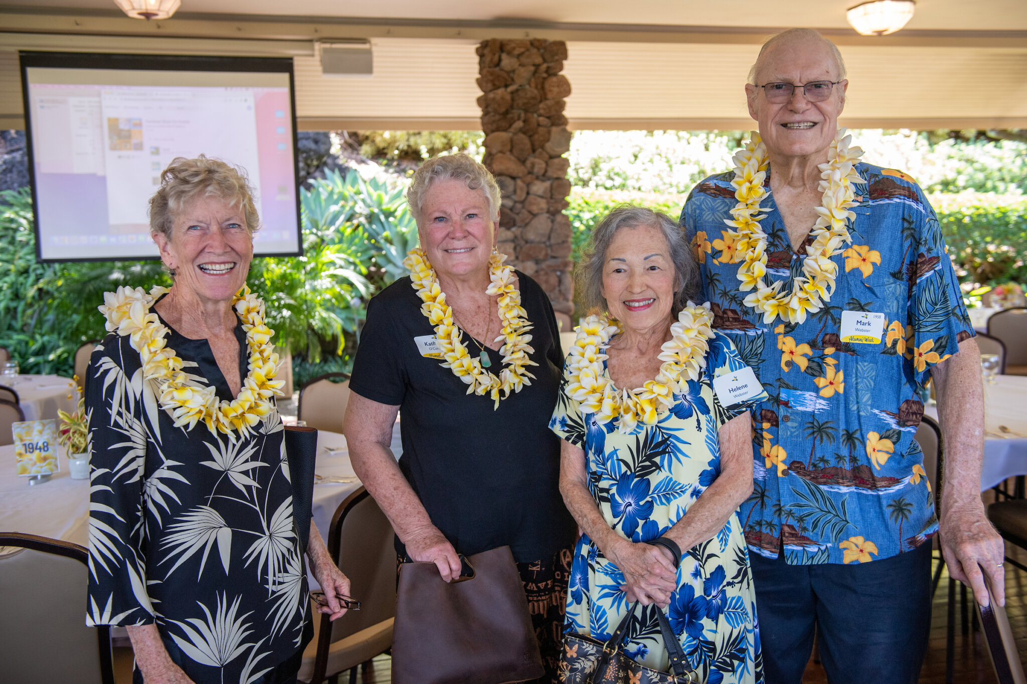 Kupuna Luau Honors Senior Alumni - Punahou School