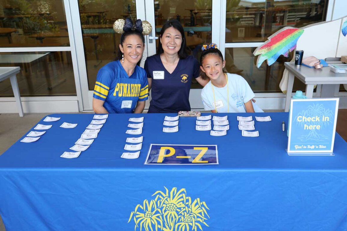 PFA Volunteers Making Lasting Connections - Punahou School