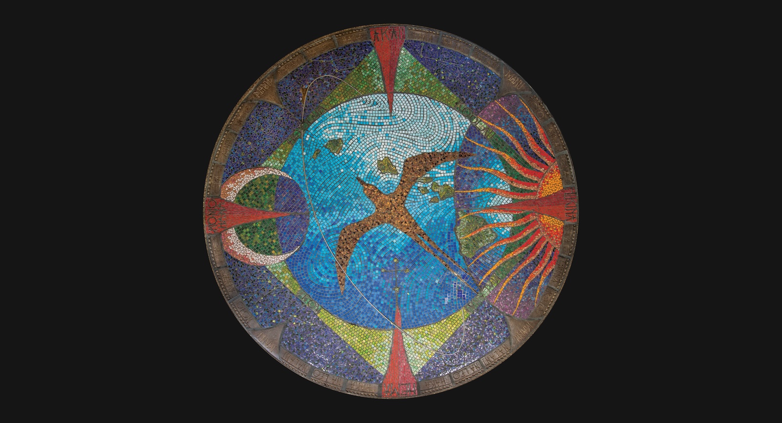 Art in the Collection Of Punahou School – Polynesian Star Compass ...