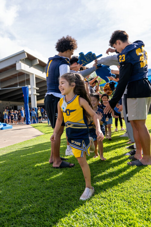 K – 1 Students Shine at Pep Rally - Punahou School