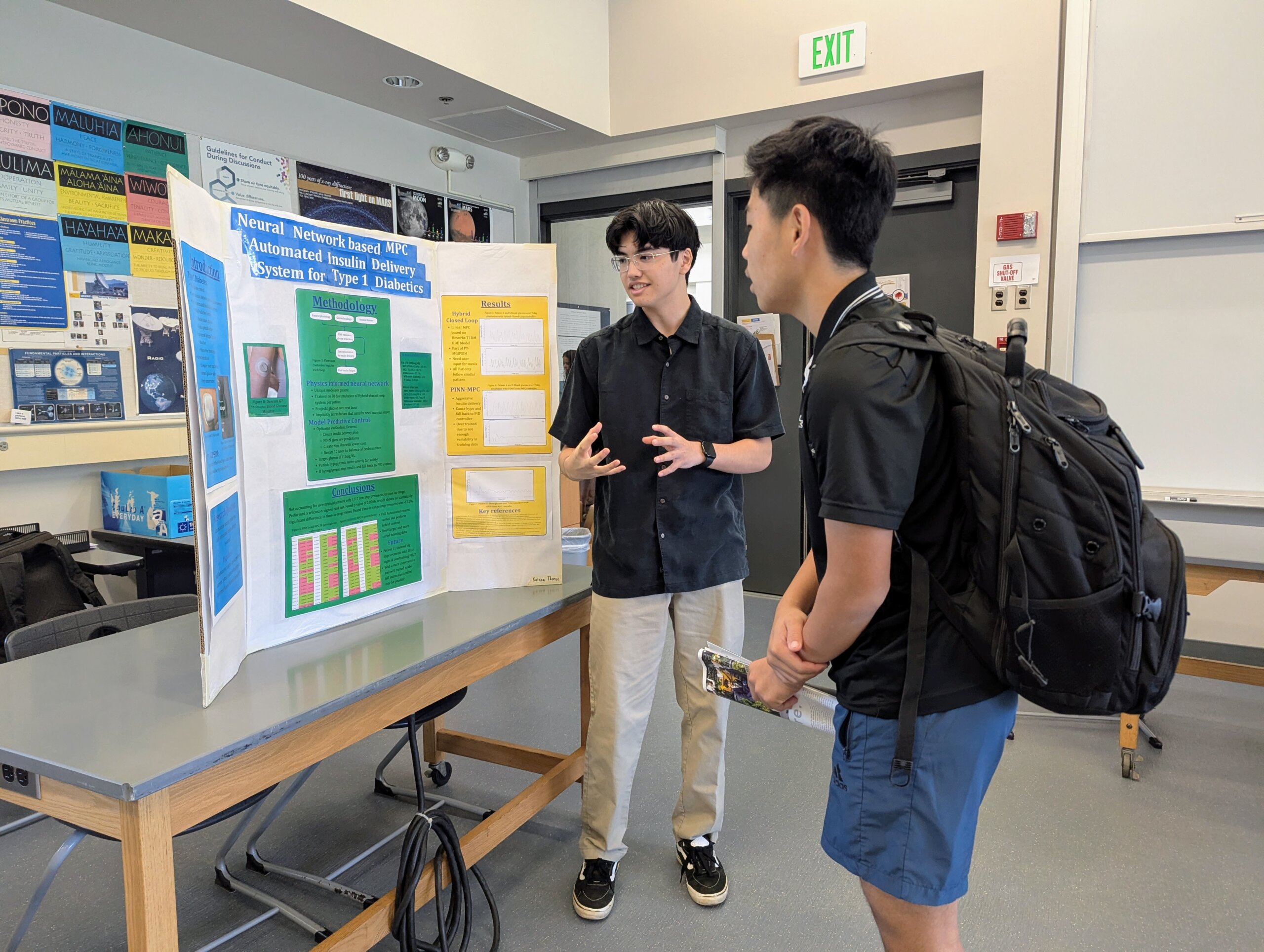 Student Scientists Share Research At Poster Session Punahou School